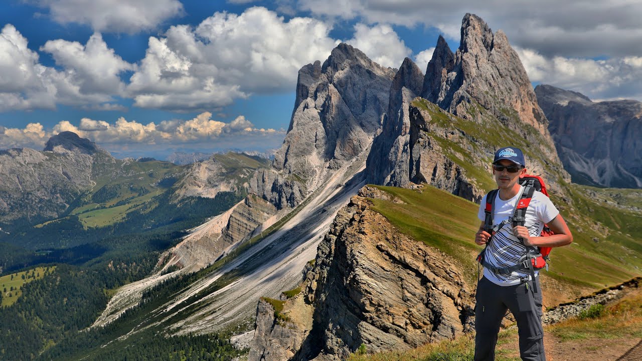 Val Gardena: da Col Raiser a Seceda - YouTube
