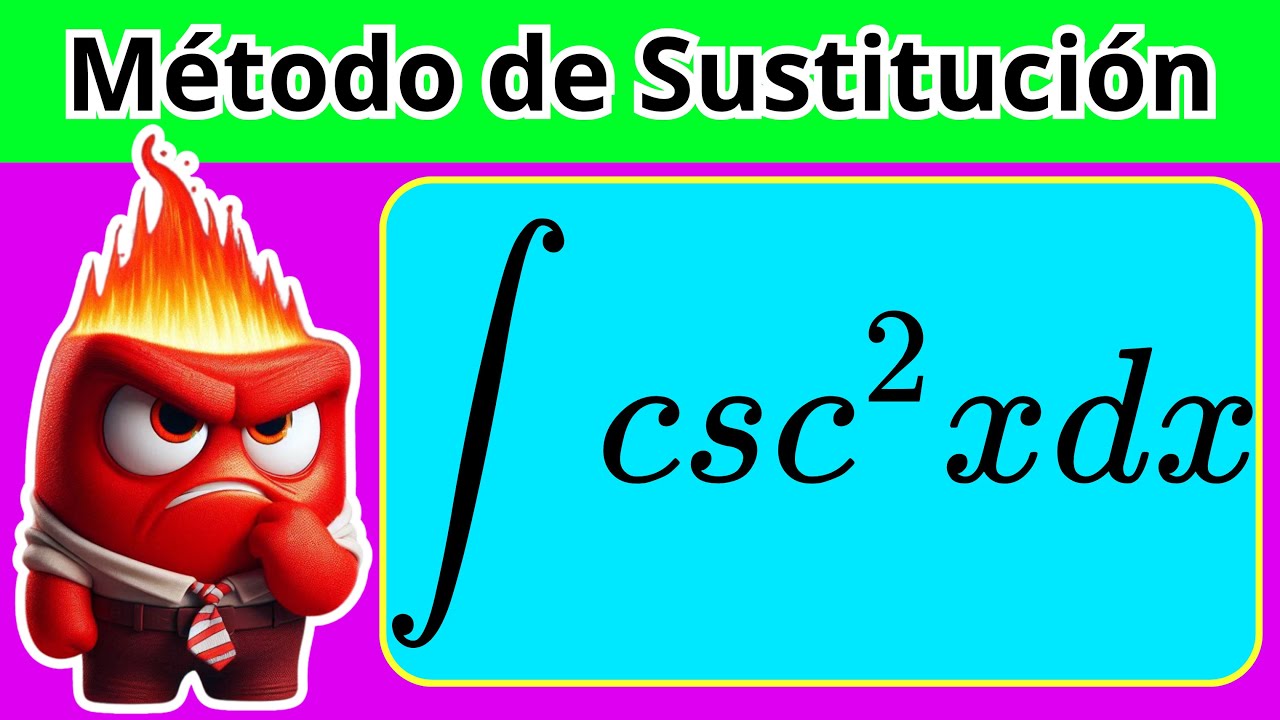 Cómo resolver una Integral Trigonométrica por sustitución Csc^2 - YouTube