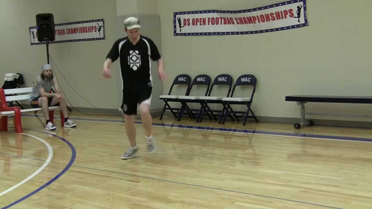 2013 US Footbag Championships - Round 1 - Rory Dawson - YouTube