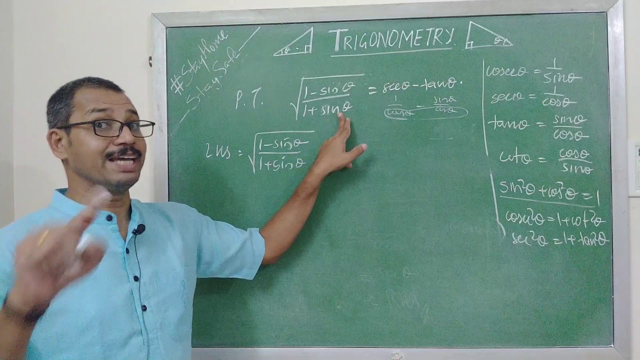 Trigonometry - Prove That - Part 2 | Class 10 - YouTube