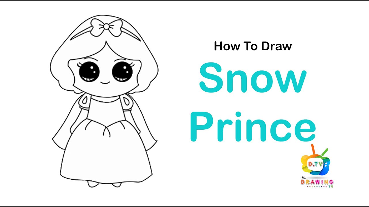 How To Draw A Snow Prince | Easy Drawing Step By Step | #104 - YouTube