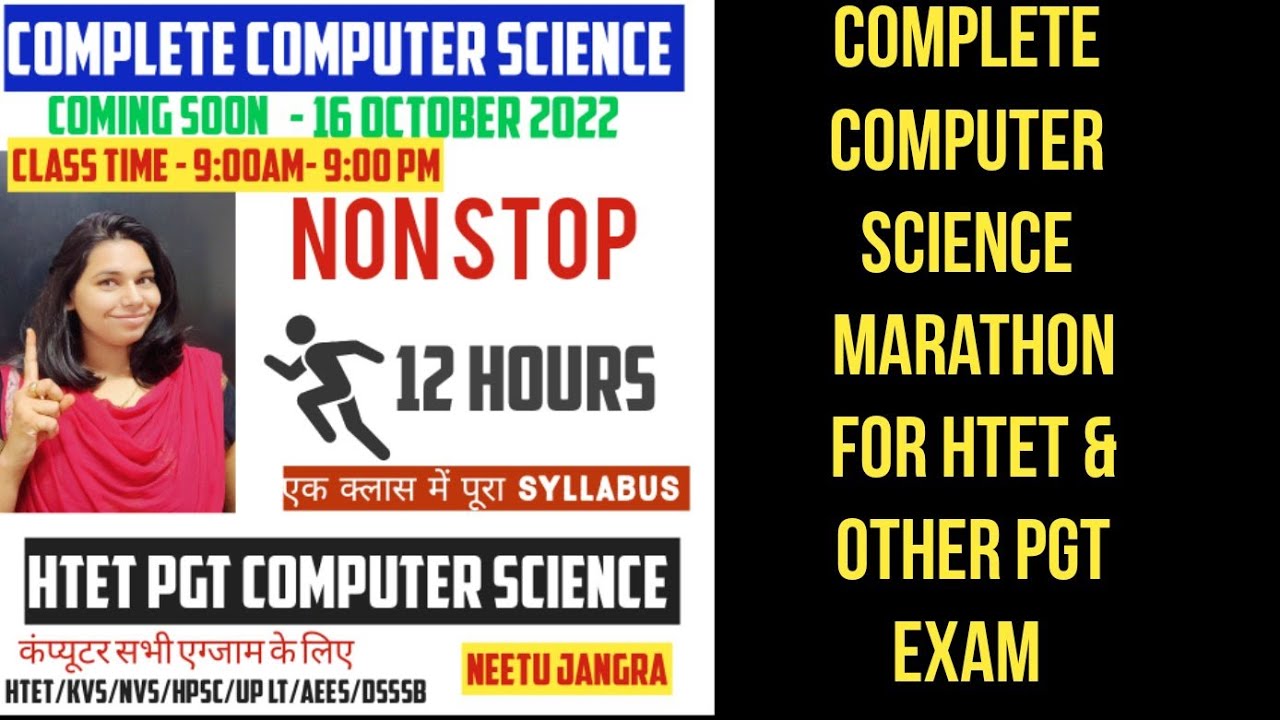 Complete PGT Computer Science Marathon For HTET & OTHER PGT EXAM || NS ...