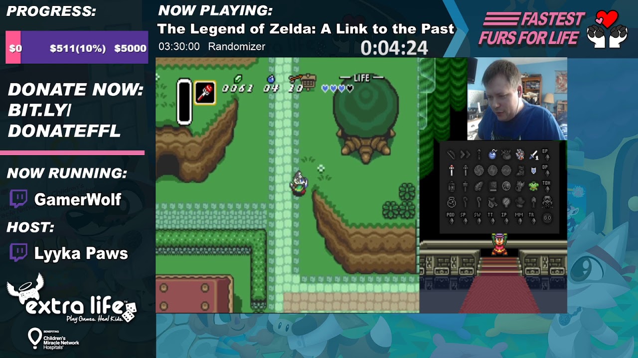 Fastest Furs For Life 2019 - The Legend of Zelda: A Link to the Past ...