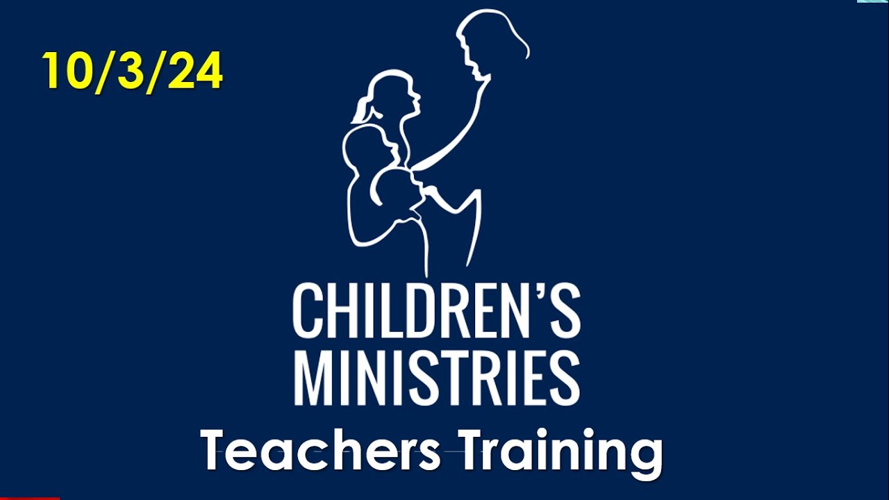 Children Ministry Teachers Training - YouTube