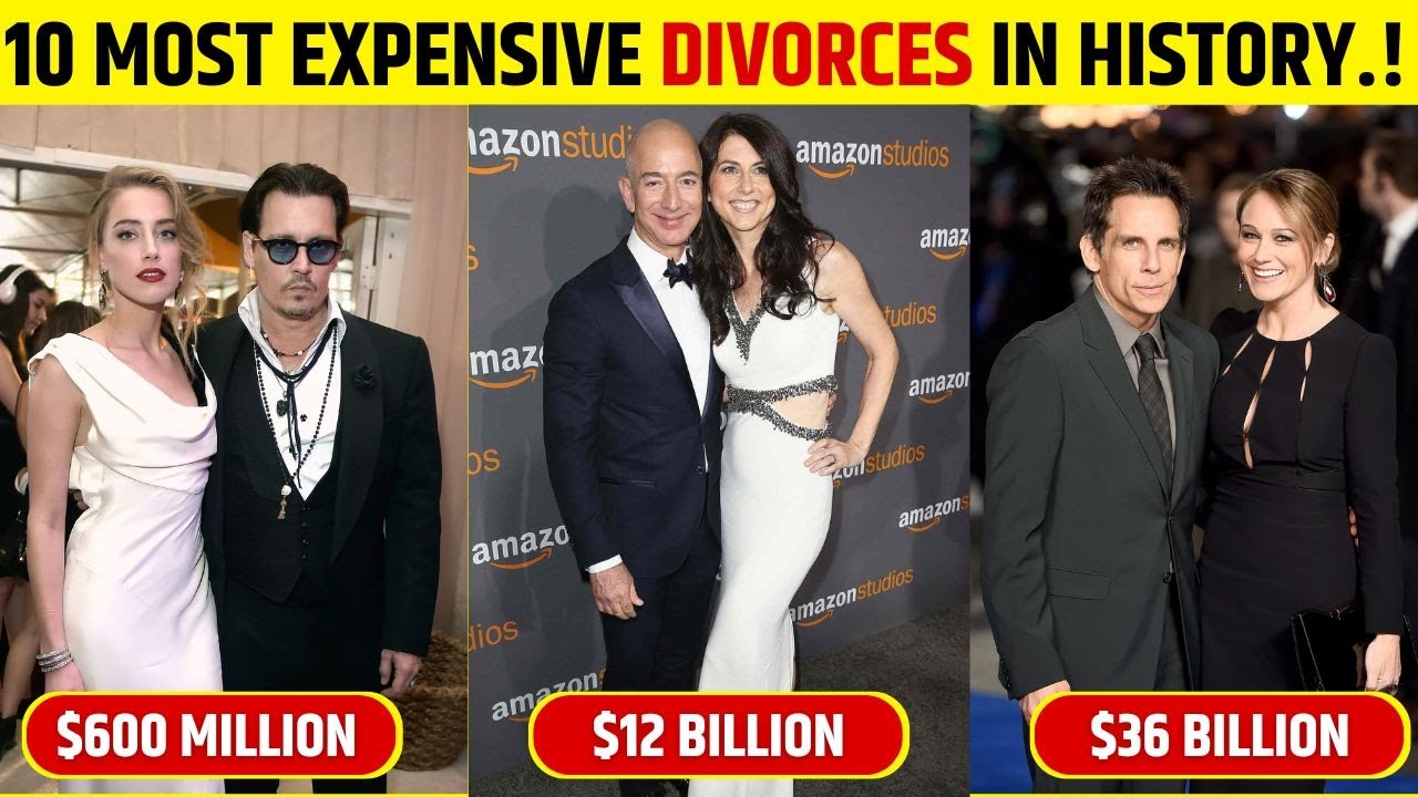 10 Most Expensive divorces in the World That Shocked People - YouTube