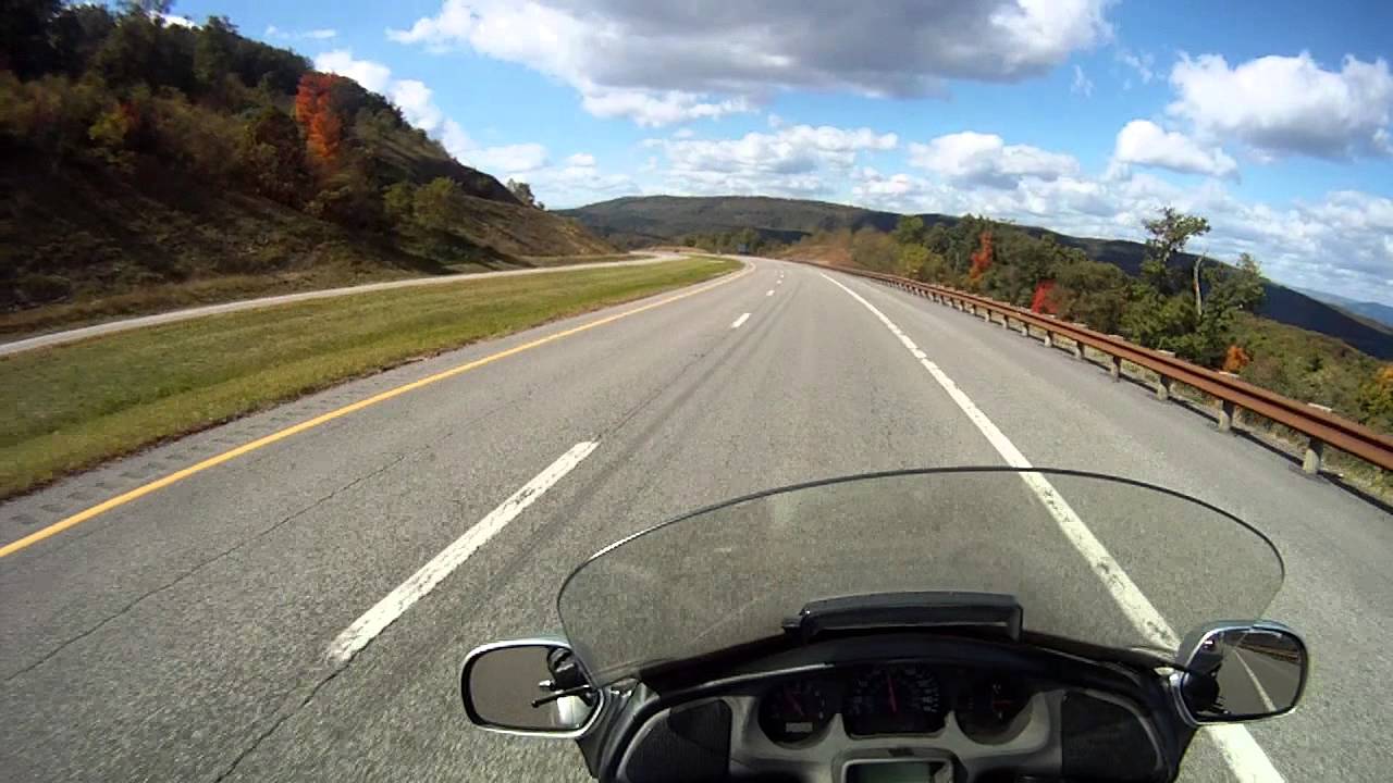 WV Rt 55 West Moorefield scenic overlook on Goldwing - YouTube