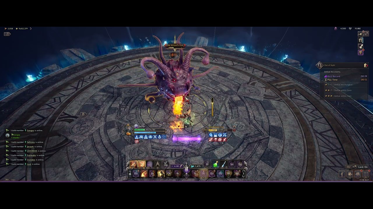 Old Wizard Eye / Gate of Infinity / 20s / Greatsword + Staff (Throne ...