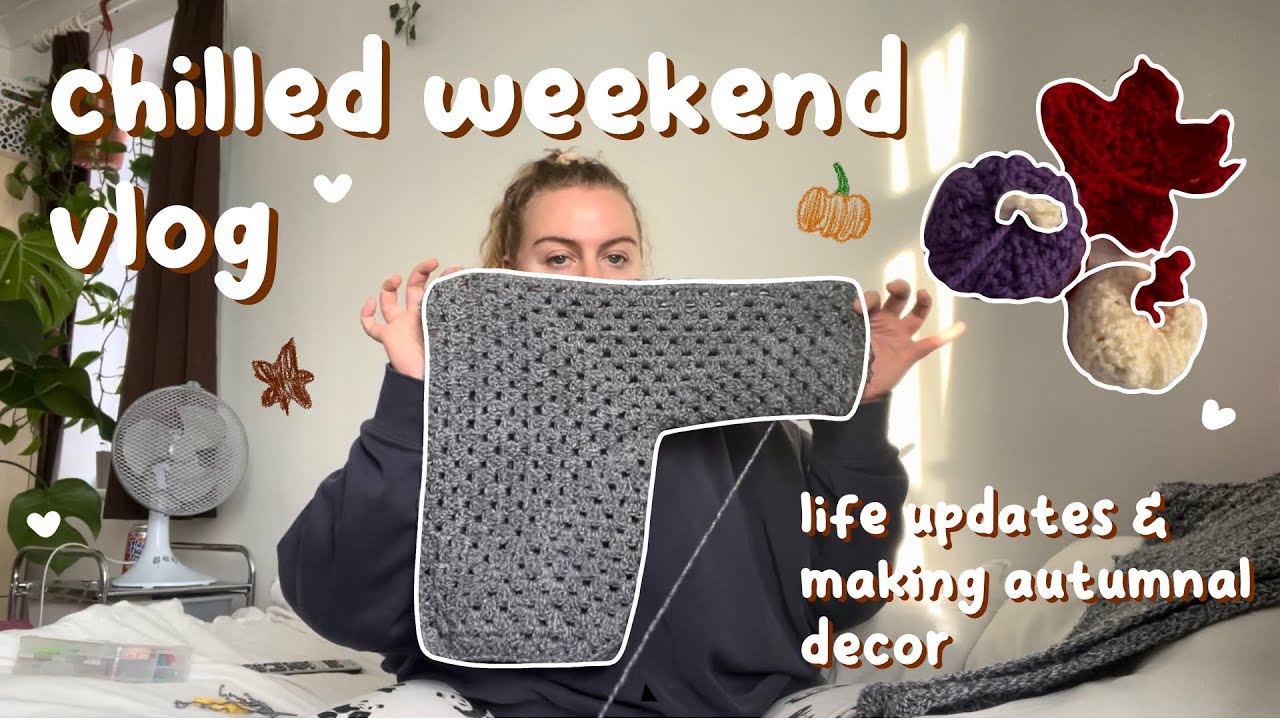 chilled weekend vlog | life updates, plants & making autumnal decor ...