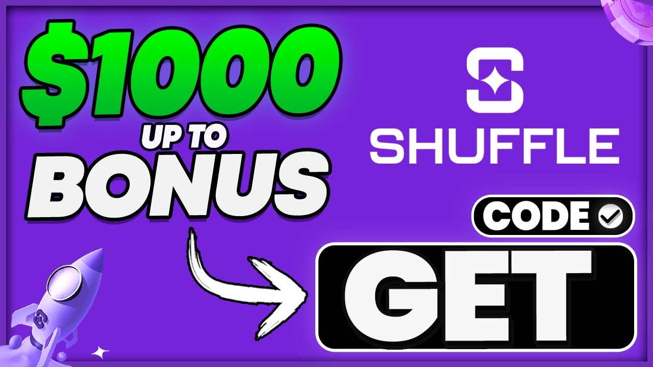 SHUFFLE PROMO CODE | BONUS 100% UP TO $1000 - Code: GET (referral code ...