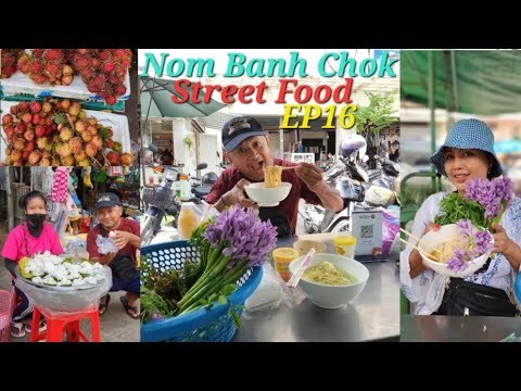 Nom Banh Chok EP16 🇰🇭 Street Food @BophaJonathansAdventureShow - YouTube