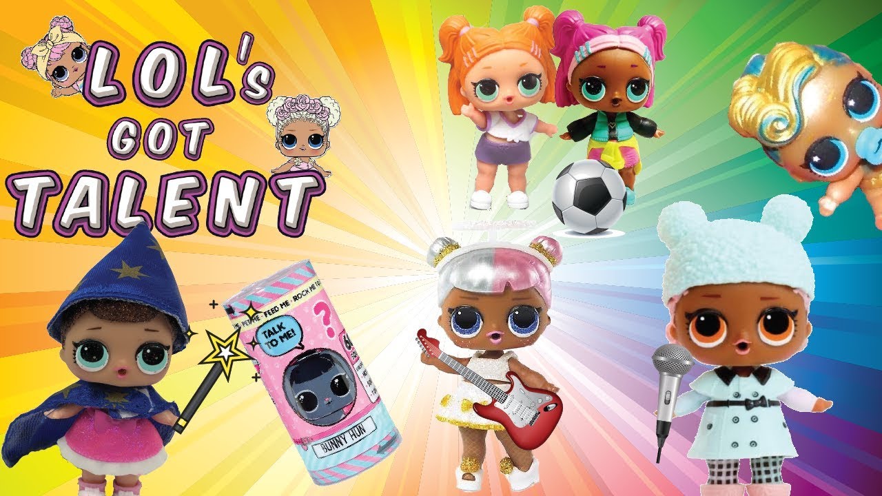 LOL 's got TALENT | L.O.L. Surprise dolls stop motion skit | L.O.L ...