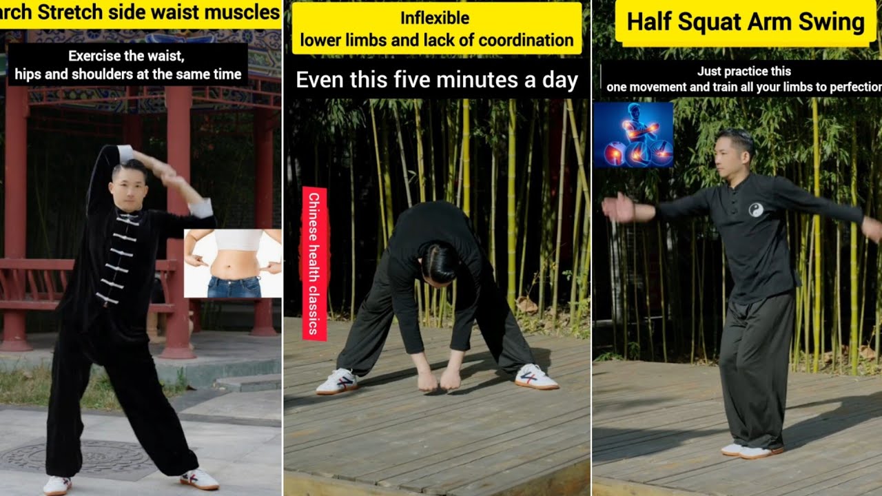 Qi Gong Exercise the waist, hips and shoulders | Health life | Martial ...