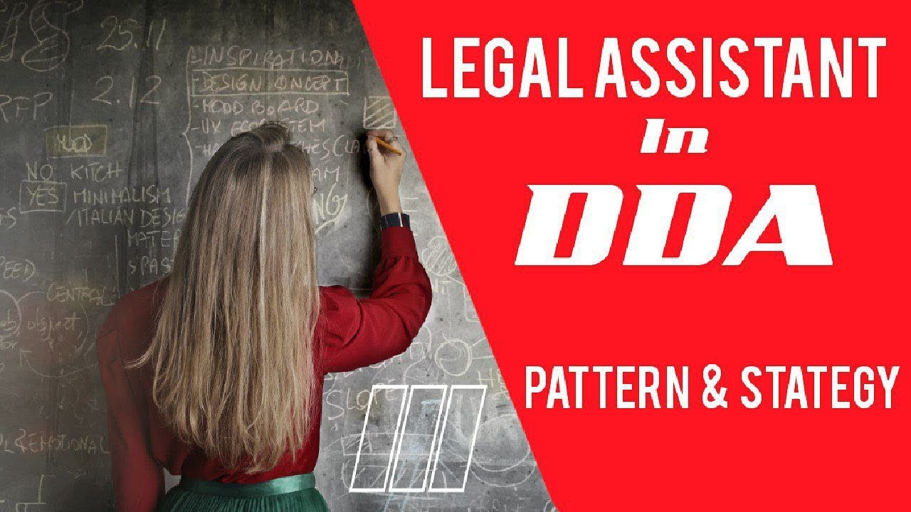 Legal Assistant DDA vacancy details & strategy #dda #legalassistant # ...