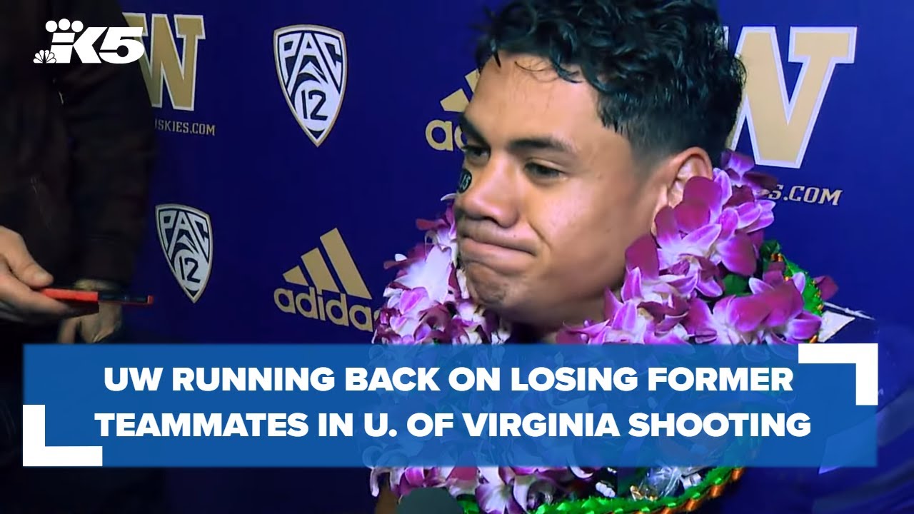 UW running back Wayne Taulapapa on senior night just days after losing ...