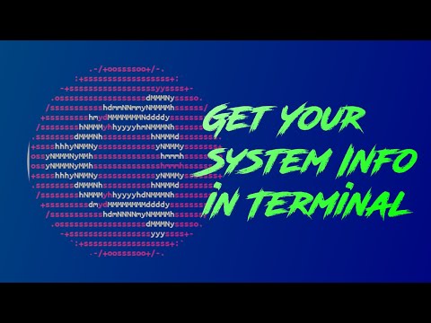 Get Your System Info in Terminal ( Command Line ) | Linux Terminal | Neofetch |