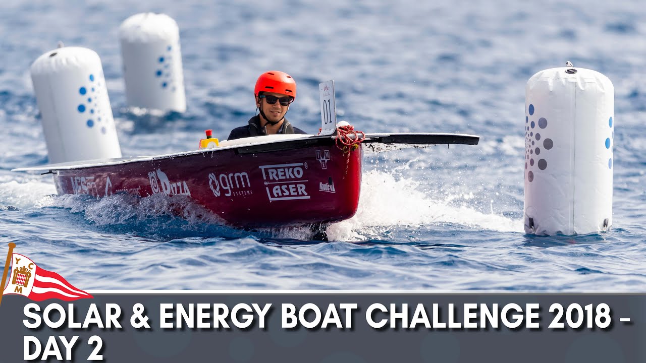 Solar & Energy Boat Challenge 2018 - Day 2 - YouTube
