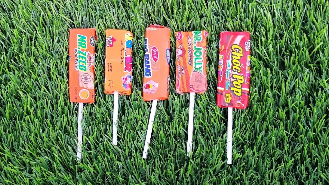 Lollipops Unpacking ASMR 🍭 Chupa Chups Big Babol, Alpenliebe Lollipop ...