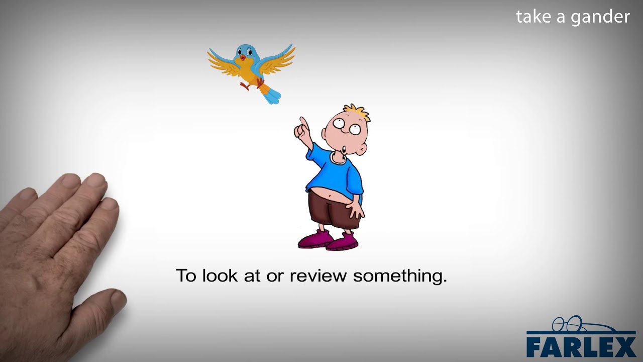 take a gander - YouTube