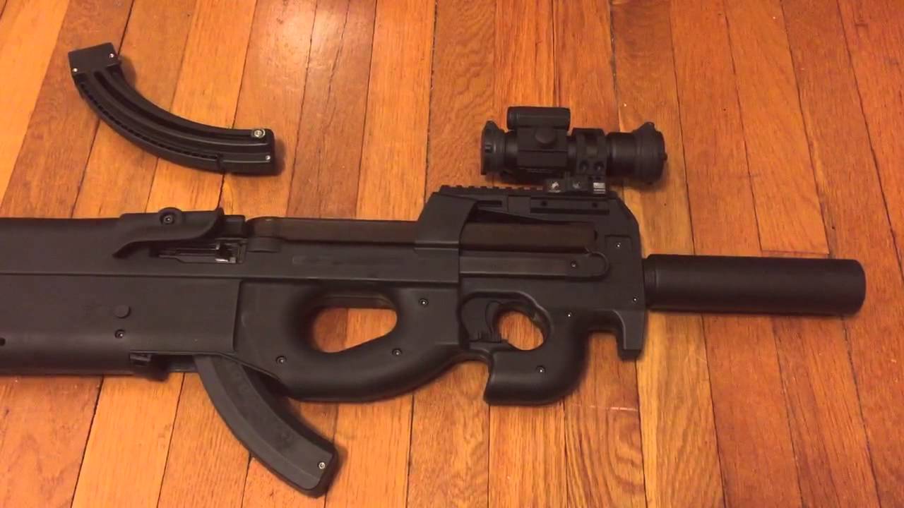 High Tower Armory 90/22 p90 conversion stock thoughts and t - YouTube
