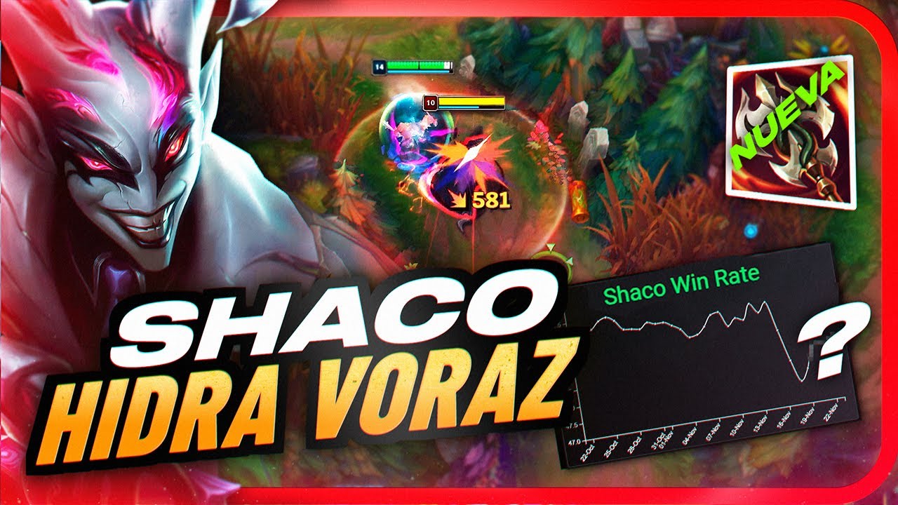 😳 ¡LA BUILD de SHACO con LA NUEVA HIDRA VORAZ DESTROZA MIENTRAS MI ...