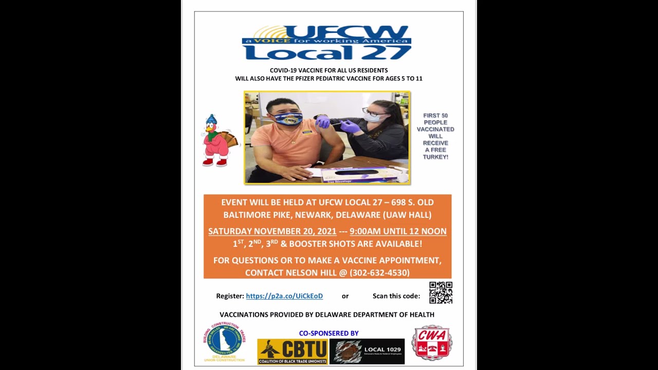 UFCW Local 27 Covid 19 Vaccine - YouTube