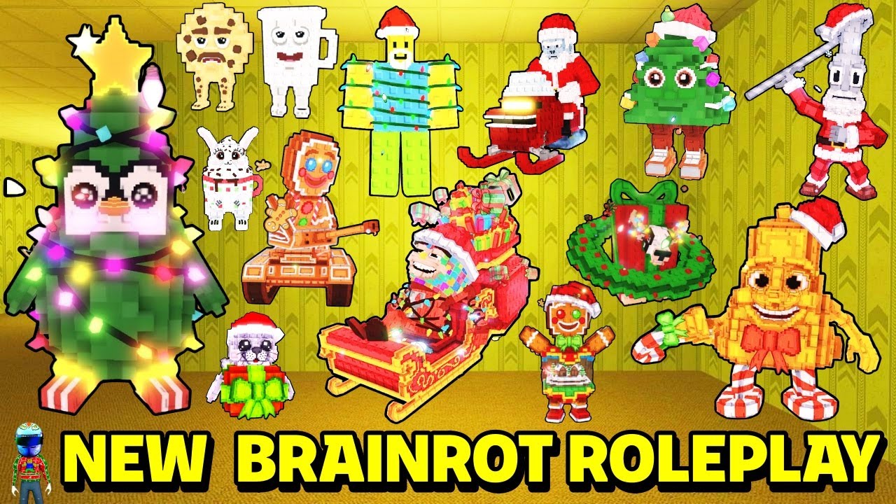 [ Santa's Fuse ] How To Morphs New 14 Brainrots in Brainrot Roleplay ...