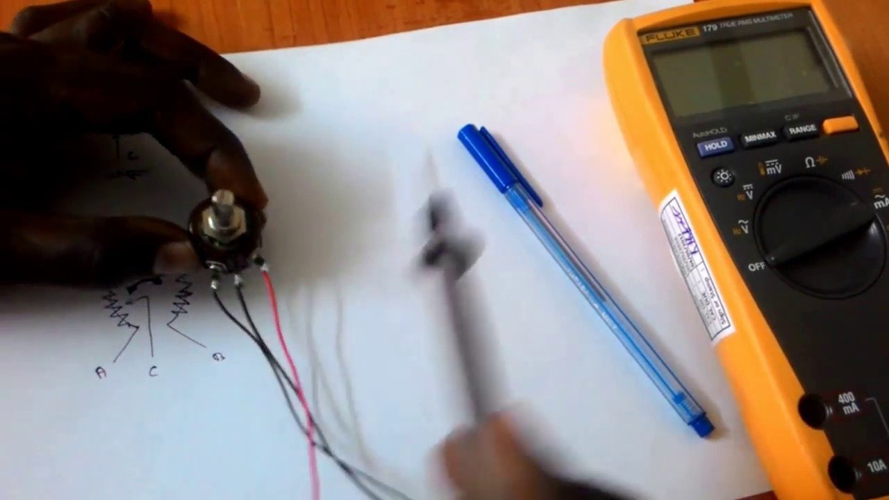 Potentiometer Basics Operation Working Connection Youtube
