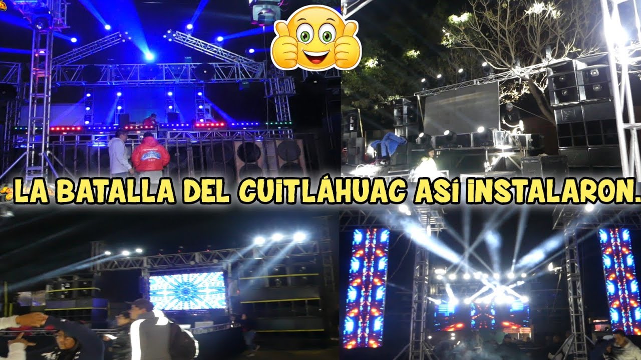 la batalla sonidera 6 audios en acción así instalaron en el parque cuitláhuac Iztapalapa. - YouTube