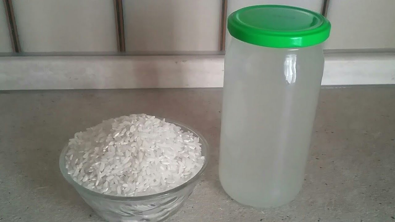 How To Make Fermented Rice Water For Hair Growth - YouTube