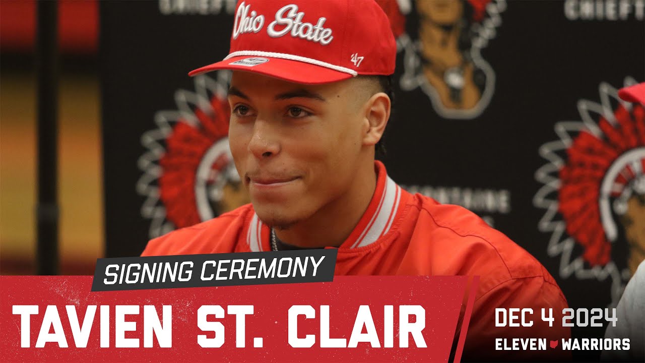 Watch five-star quarterback Tavien St. Clair officially become a ...