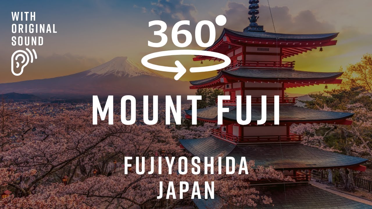 Mount Fuji from Fujiyoshida 🇯🇵 Japan | 360° Walking Tour | Original ...
