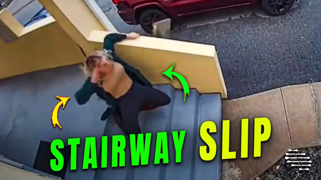 Lady Fell Going Down the Steps - YouTube