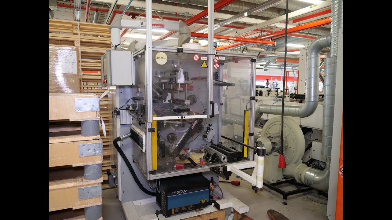 5107 ABG Graphics Vectra turret rewinder from 2003 - YouTube
