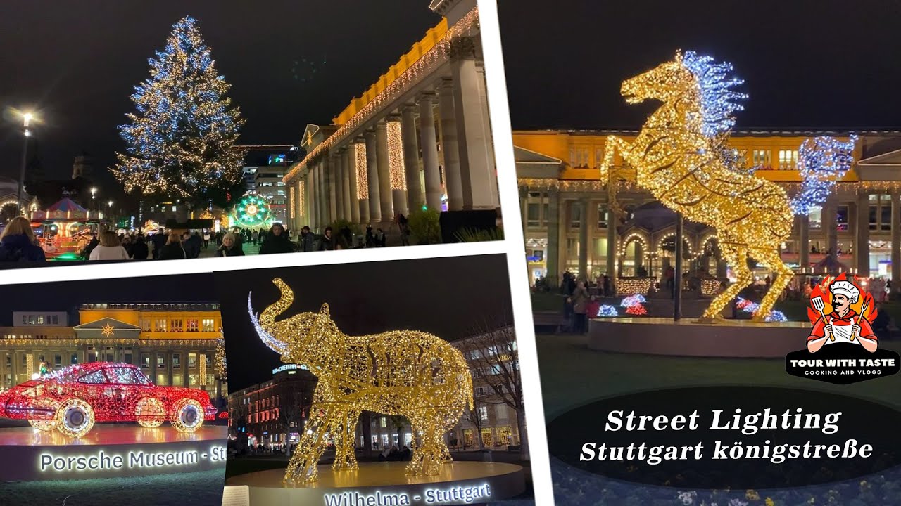Walking Around Stuttgart during Christmas 2021| New Year 2022 | Best ...