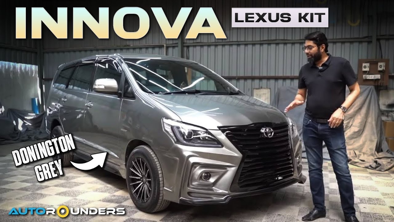 Exclusive Lexus kit on Type 4 Innova | Premium shade of Donington Grey ...
