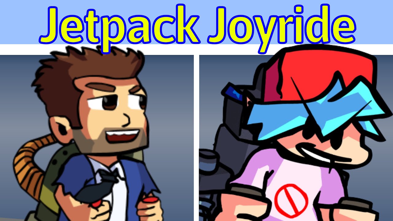 Friday Night Funkin' VS Barry Steakfries FULL WEEK | Jetpack Joyride ...