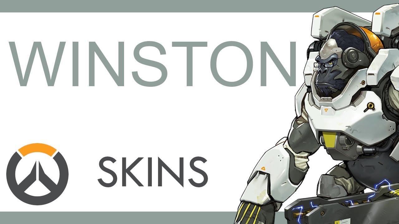 Overwatch - All Winston Skins | Preview - YouTube