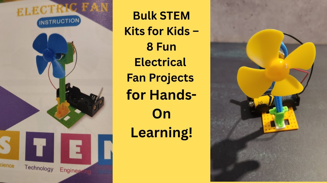 Bulk STEM Kits: Making a Fan - YouTube