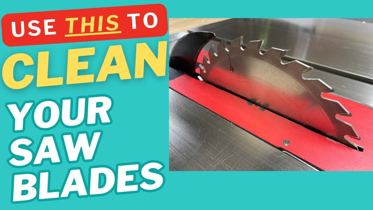 A Simple and Safe Way to Clean Saw Blades - YouTube