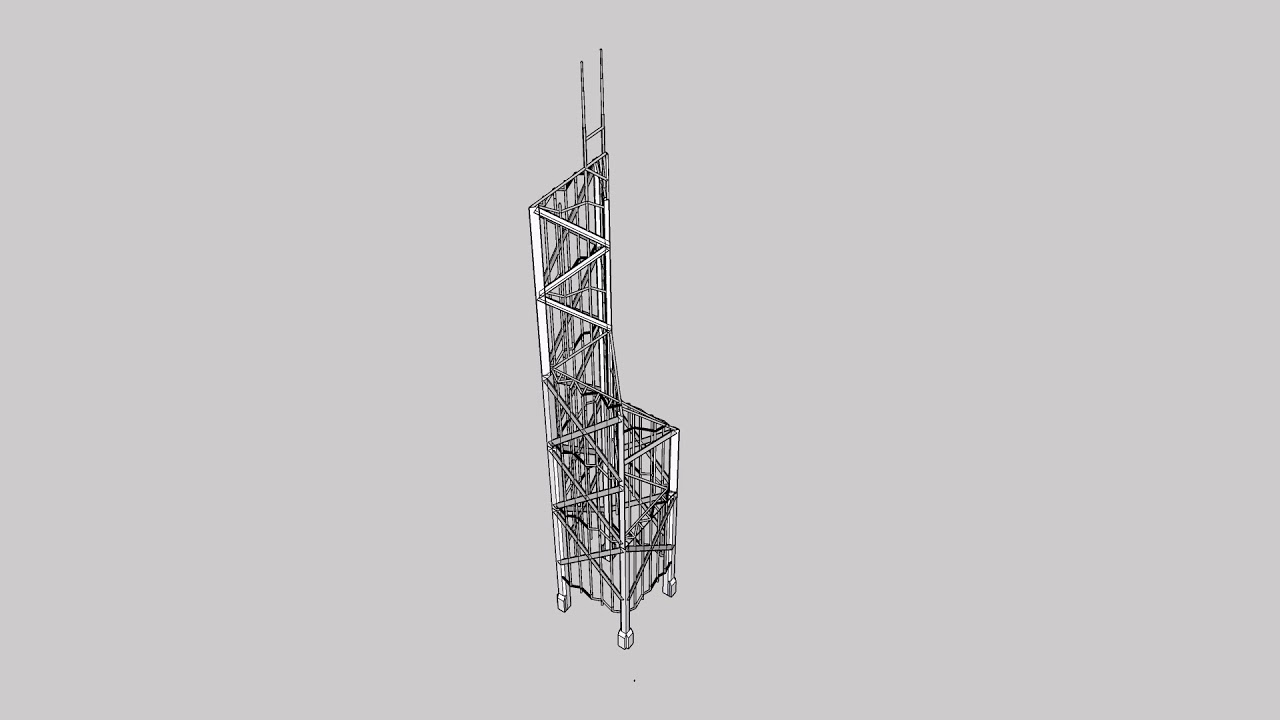 Bank of China Tower Structural Modelling - YouTube