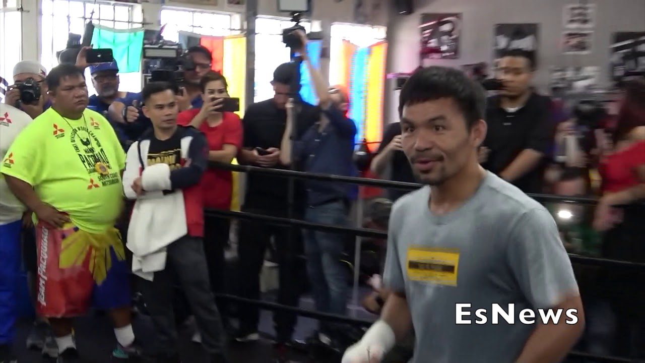 [Check Out] Manny Tree Trunk Like Legs & Crazy Footwork EsNews Boxing ...