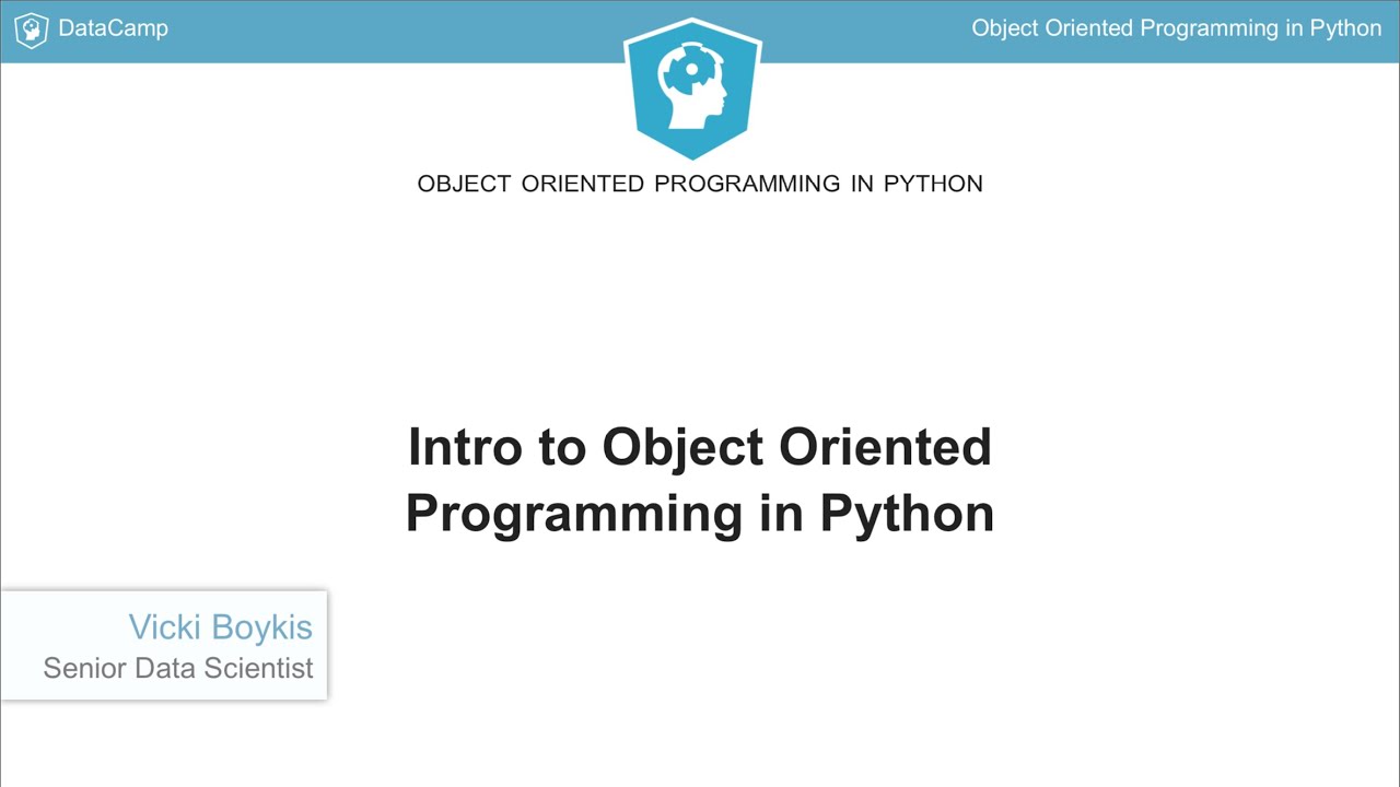 Python Tutorial Intro To Object Oriented Programming In Python Youtube
