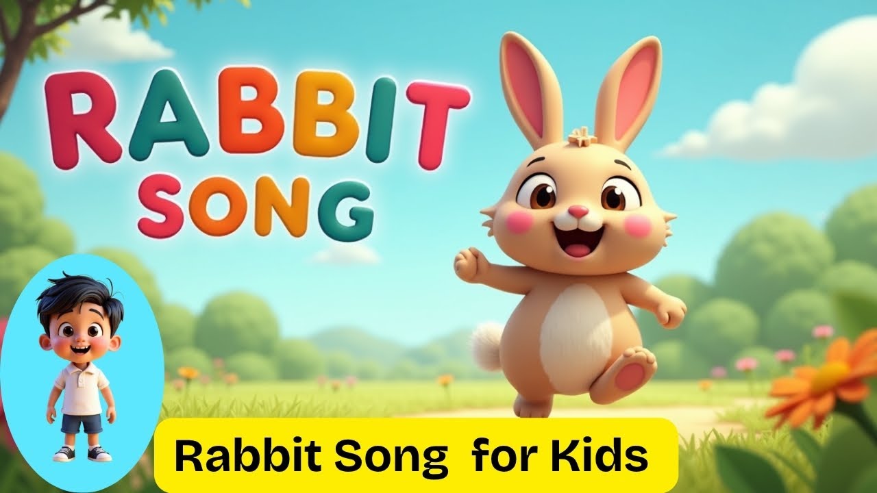 Rabbit Song for Kids | Fun Bunny Learning Song for Toddlers ...