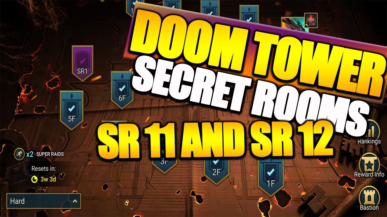 HOW TO BEAT SECRET ROOMS 11 AND 12 ON DOOM TOWER HARD - FROST SPIDER ...