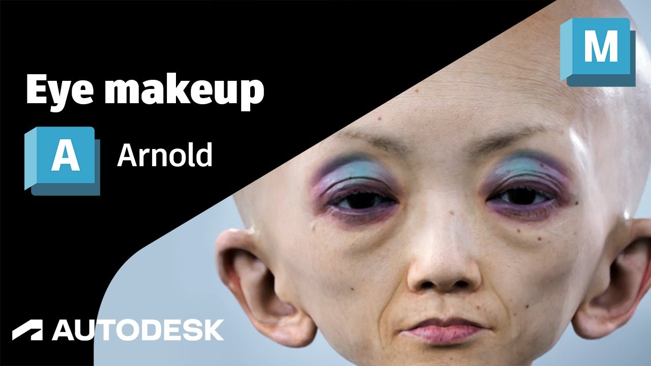Arnold Tutorial - Create an eye makeup shading effect using distance ...