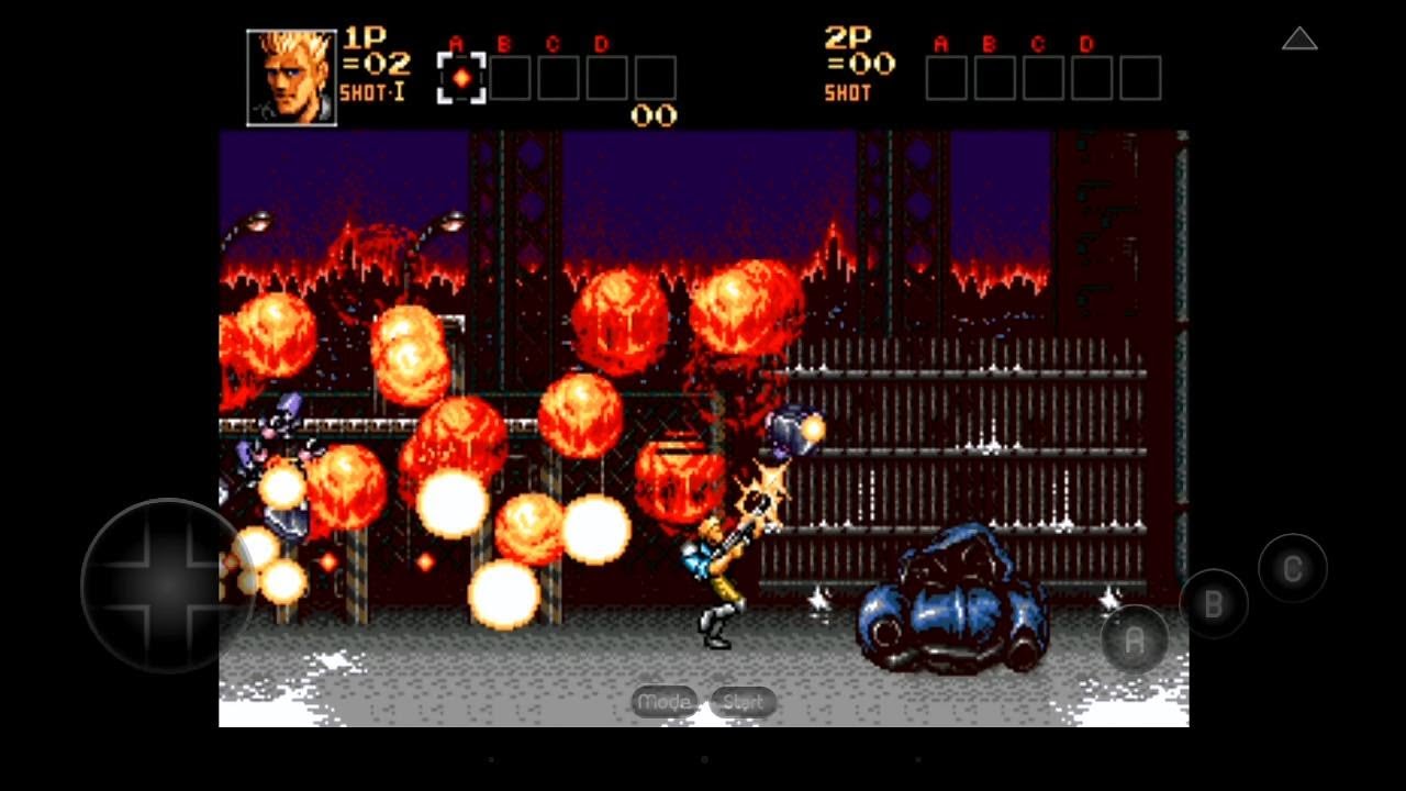 [60 FPS] MD.emu Emulator 1.5.11 for Android | Contra: Hard Corps [720p ...