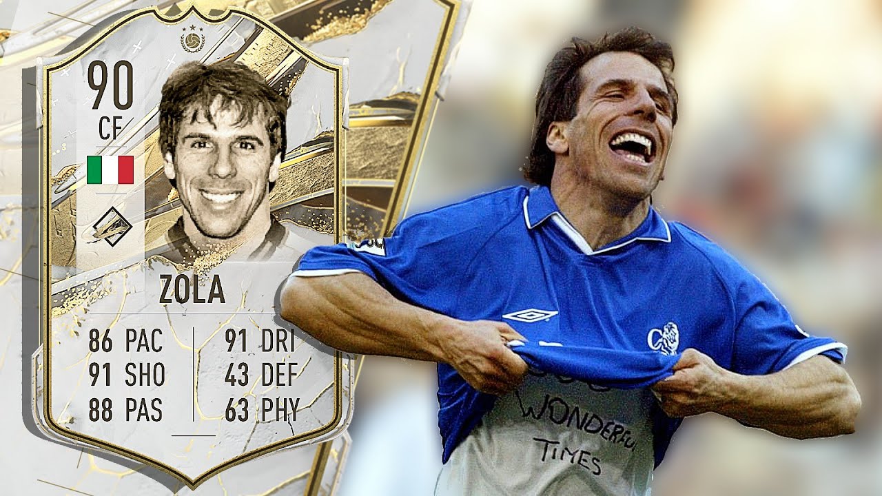 90 PRIME ICON ZOLA PLAYER REVIEW FIFA 23 - YouTube