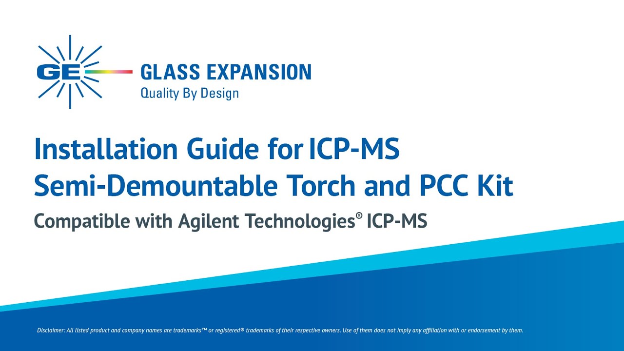 Installation Guide for ICP-MS Semi-Demountable Torch and PCC Kit - YouTube