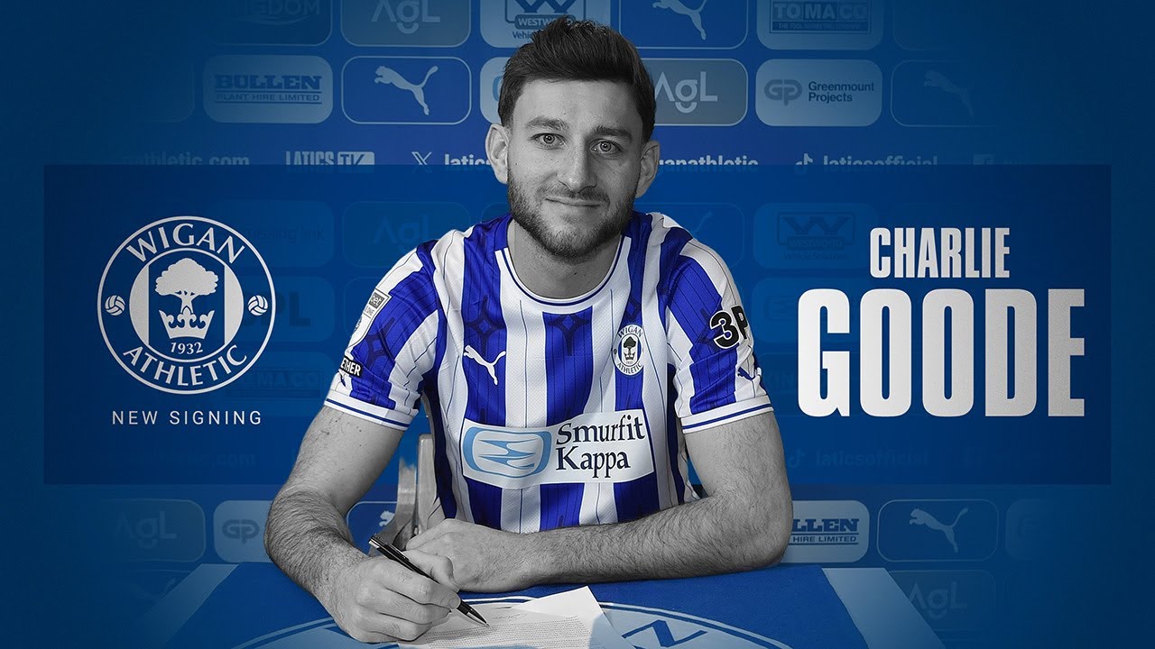 Welcome to Wigan Athletic, Charlie Goode - YouTube