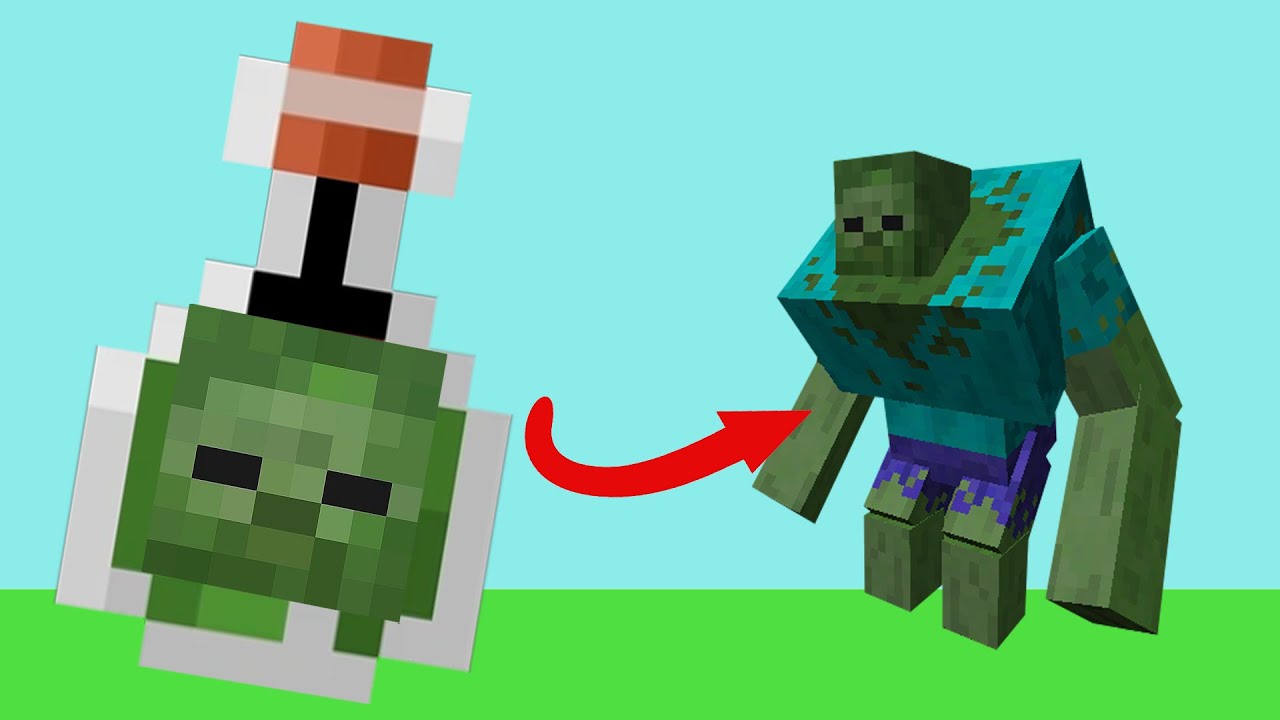 How To Become A Mutant Zombie In Minecraft ?! (Minecraft) | MC Shorts ...